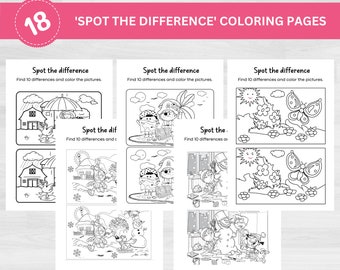 Spot the Difference Activities | Spot the Difference Printable Pages ...
