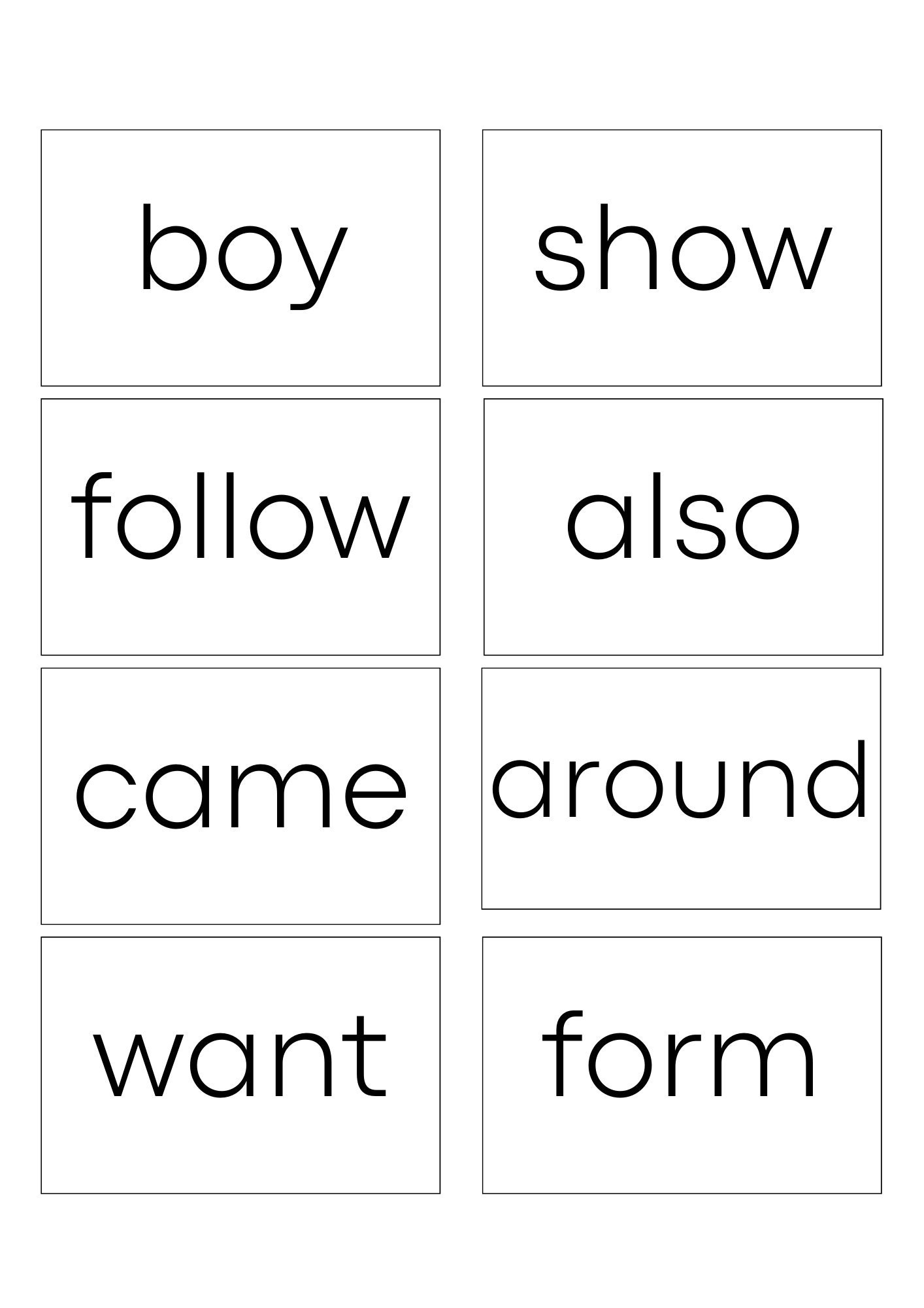 Fry Sight Words: Second 100 Flashcards (digital Download) - Etsy