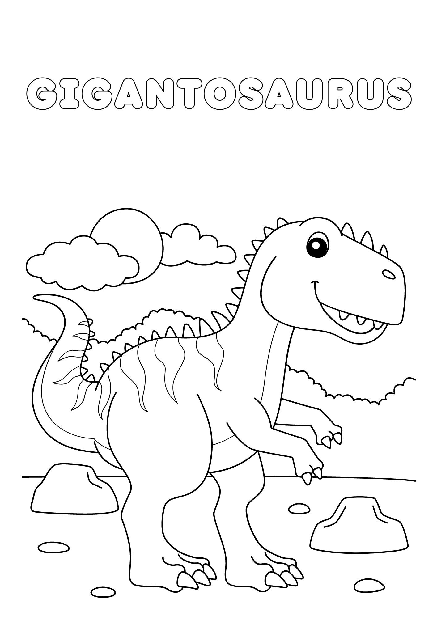 Giganotosaurus Coloring Pages