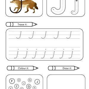 Alphabet Letter Worksheets | Alphabet Tracing | Preschool Sheets ...