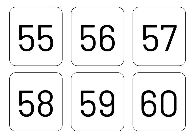 Tarjetas didácticas de los números del 1 al 100 / Contar hasta 100 ...