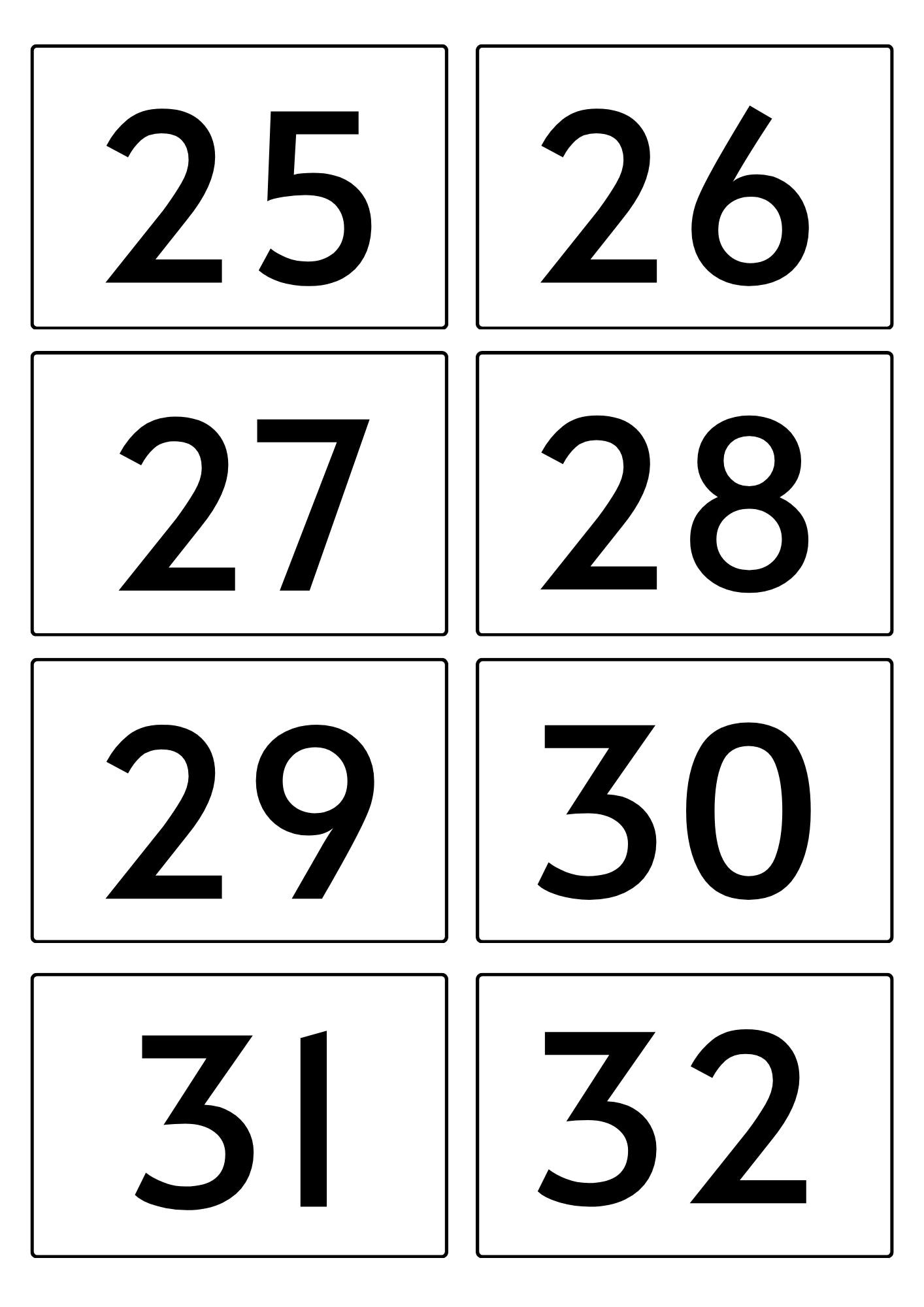Number Flash Cards 1-100: Printable Numeracy Aid (digital Download) - Etsy