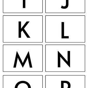 Uppercase Alphabet Flash Cards: Printable Literacy Aids (digital ...