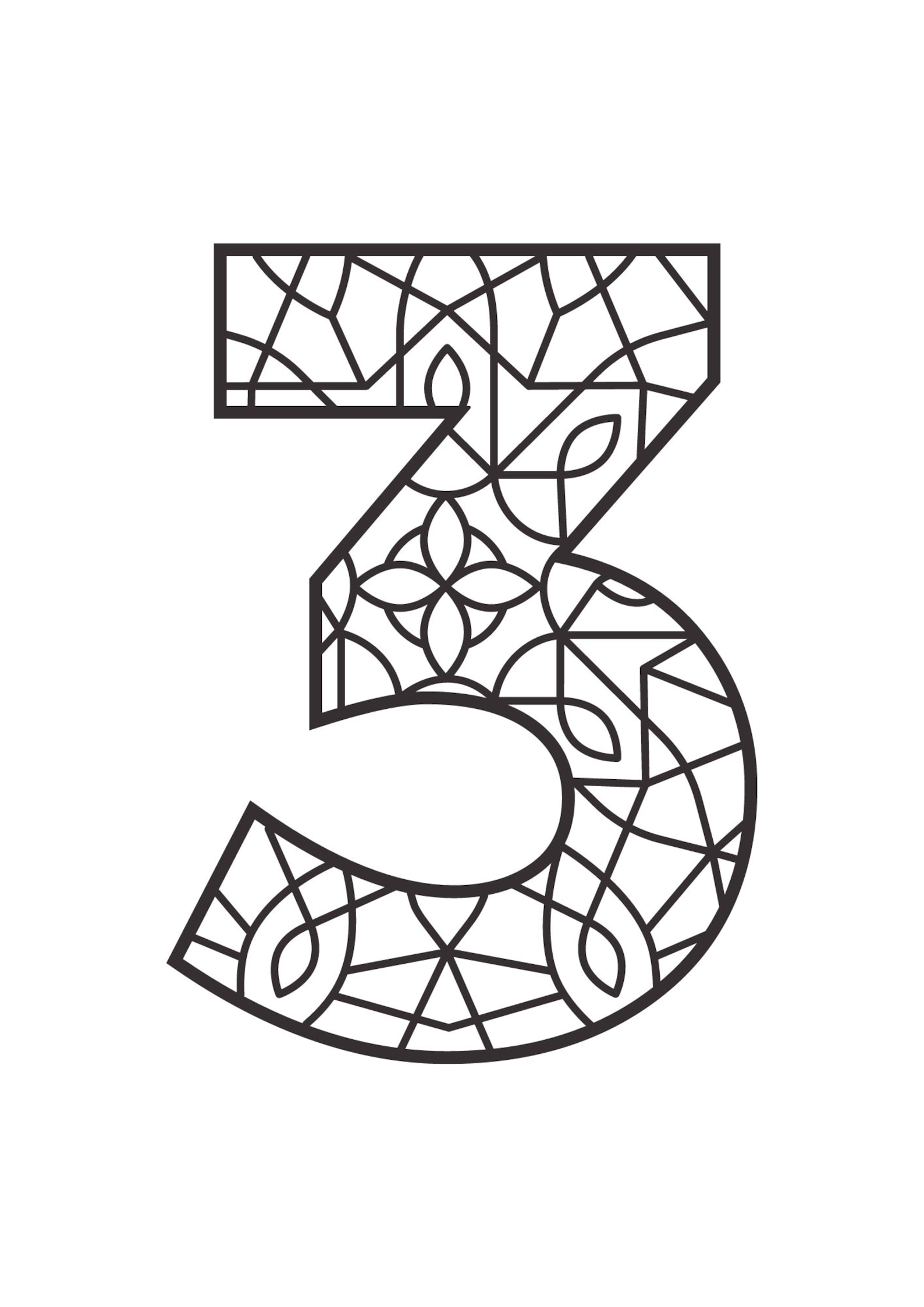 Buy Mandala Numbers Coloring Pages Numbers 1-10 Coloring Numbers ...