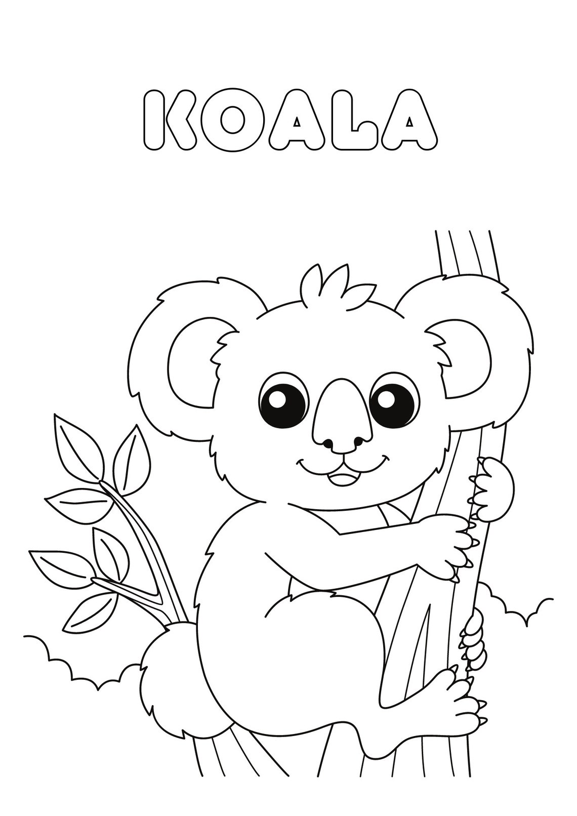 Native Australian Animals Coloring Pages Australian Animals Printables ...