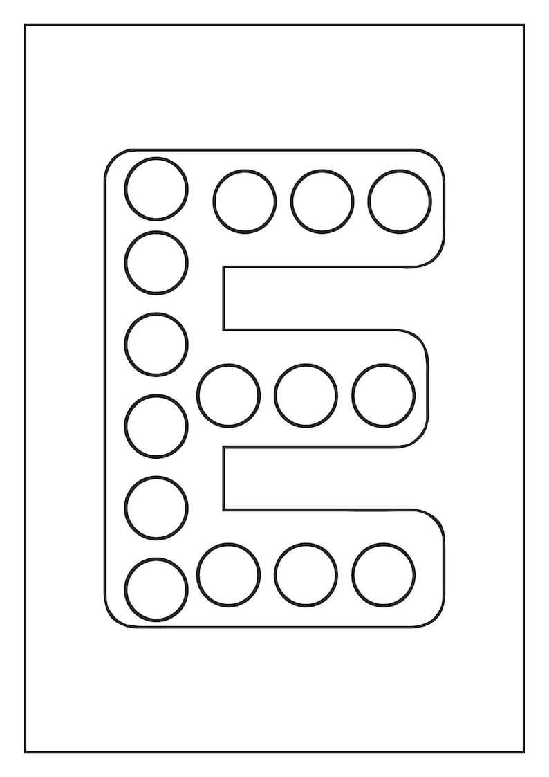 Alphabet Dot Marker Printables: ABC Dot Activities (digital Download ...