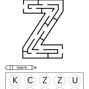 Alphabet Mazes | Alphabet Printables | Alphabet Worksheets | Alphabet ...