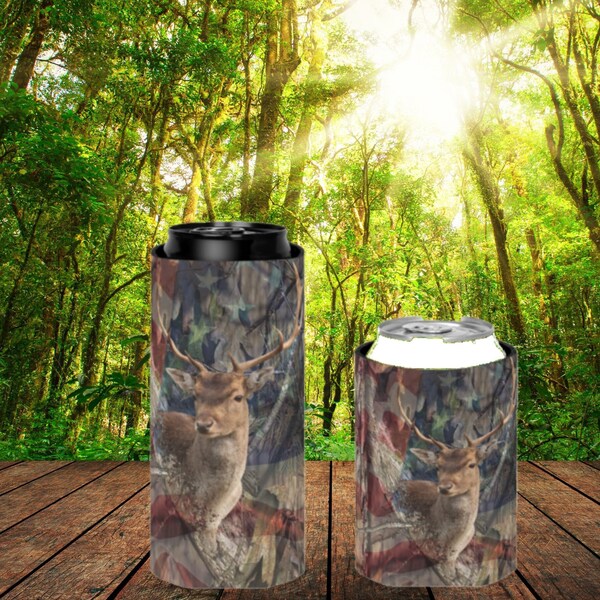 Can Koozie Deer - Etsy