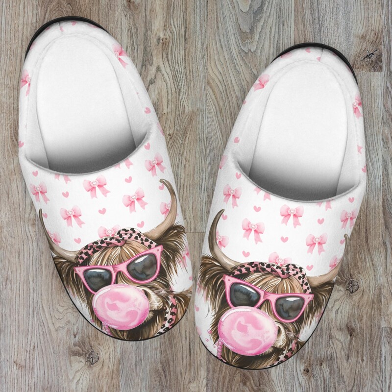 Highland Cow Slippers - Etsy