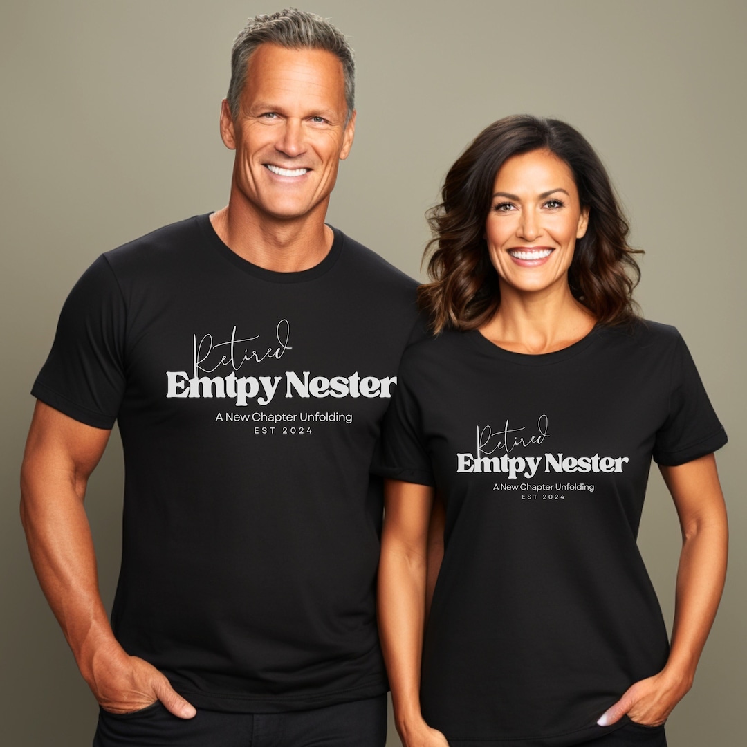 Retired Empty Nester T-shirt, Gift From Kids, Retirement Party Gift, Retirement Shirt, Est 2024 ...