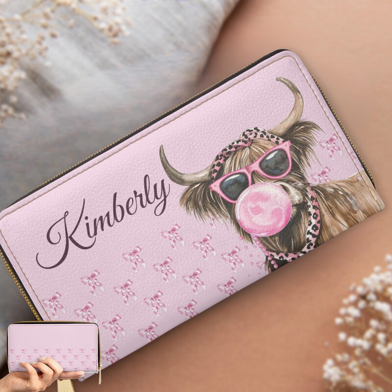 Cow Leather Wallet - Etsy