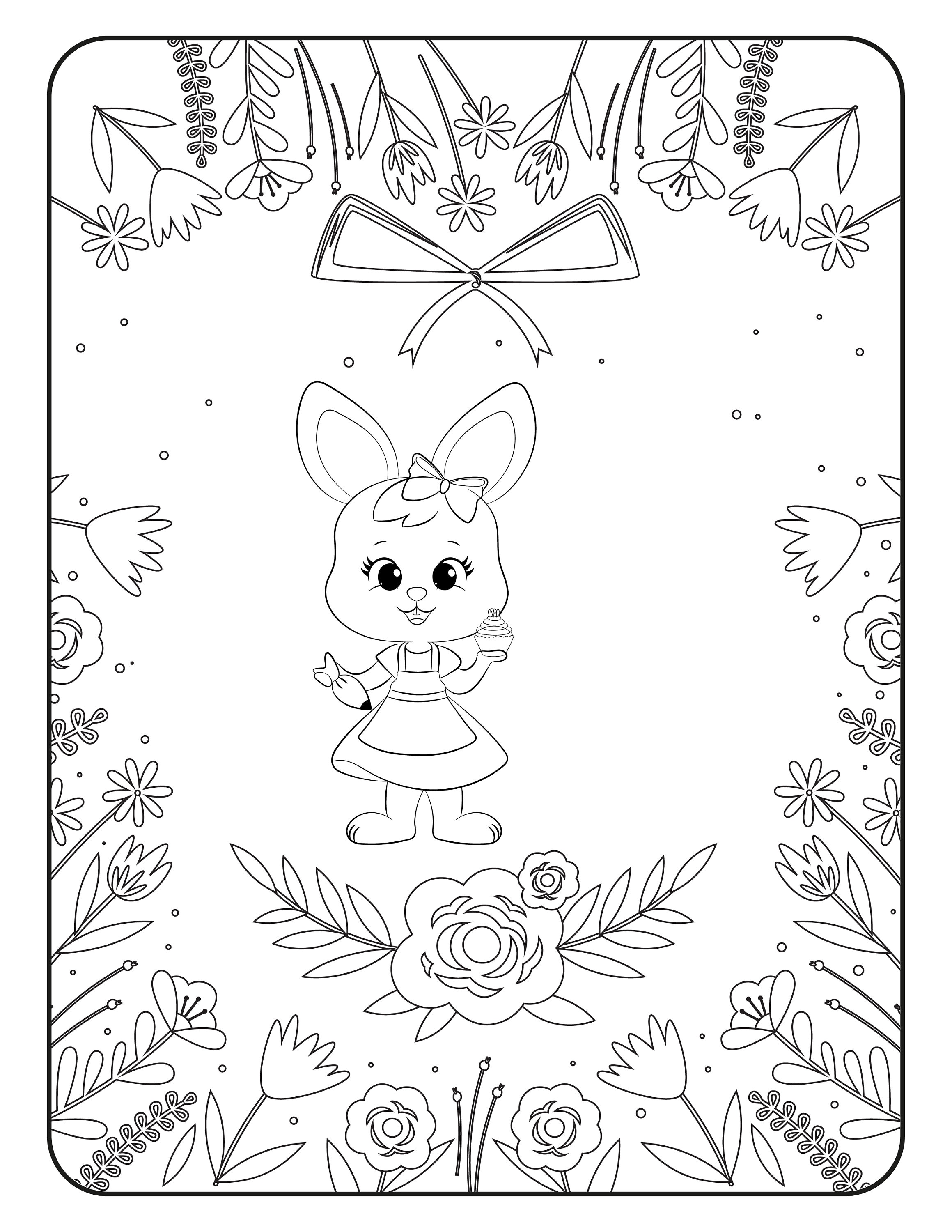 Easter Coloring Book for Kids Printable Coloring Book Digital Download ...