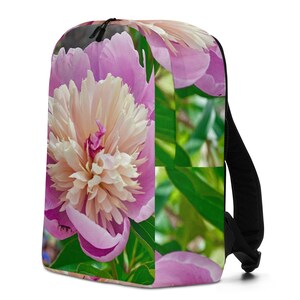 Perfectly Pink Peony Minimalist Backpack - Etsy