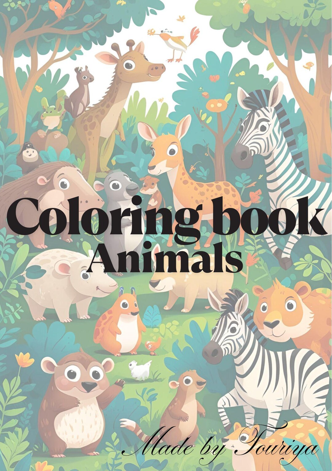 Animal Alphabet Coloring Book for Kids From A to Z – Fun and ...