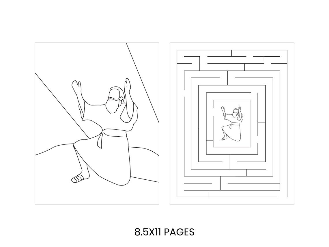 Enoch Story/lesson Poster/cards and Activity Pages, Printable PDF, Come ...