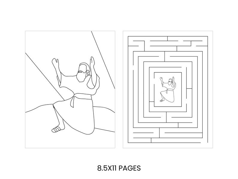 Enoch Story/lesson Poster/cards and Activity Pages, Printable PDF, Come ...
