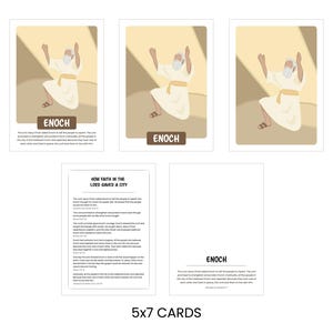 Enoch Story/lesson Poster/cards and Activity Pages, Printable PDF, Come ...