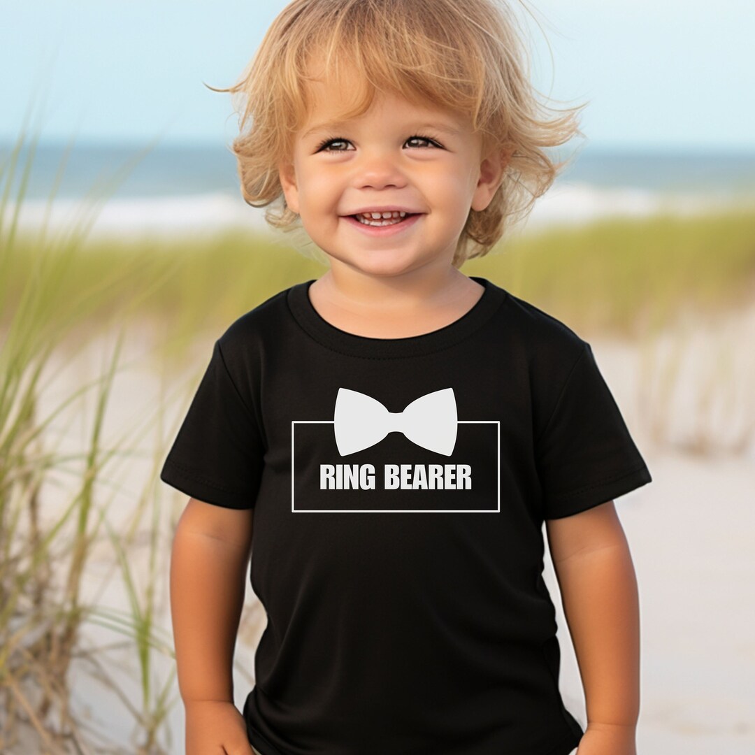 Ring Bearer T-shirts, Ring Security Shirt, Wedding Party Tees, Will You ...