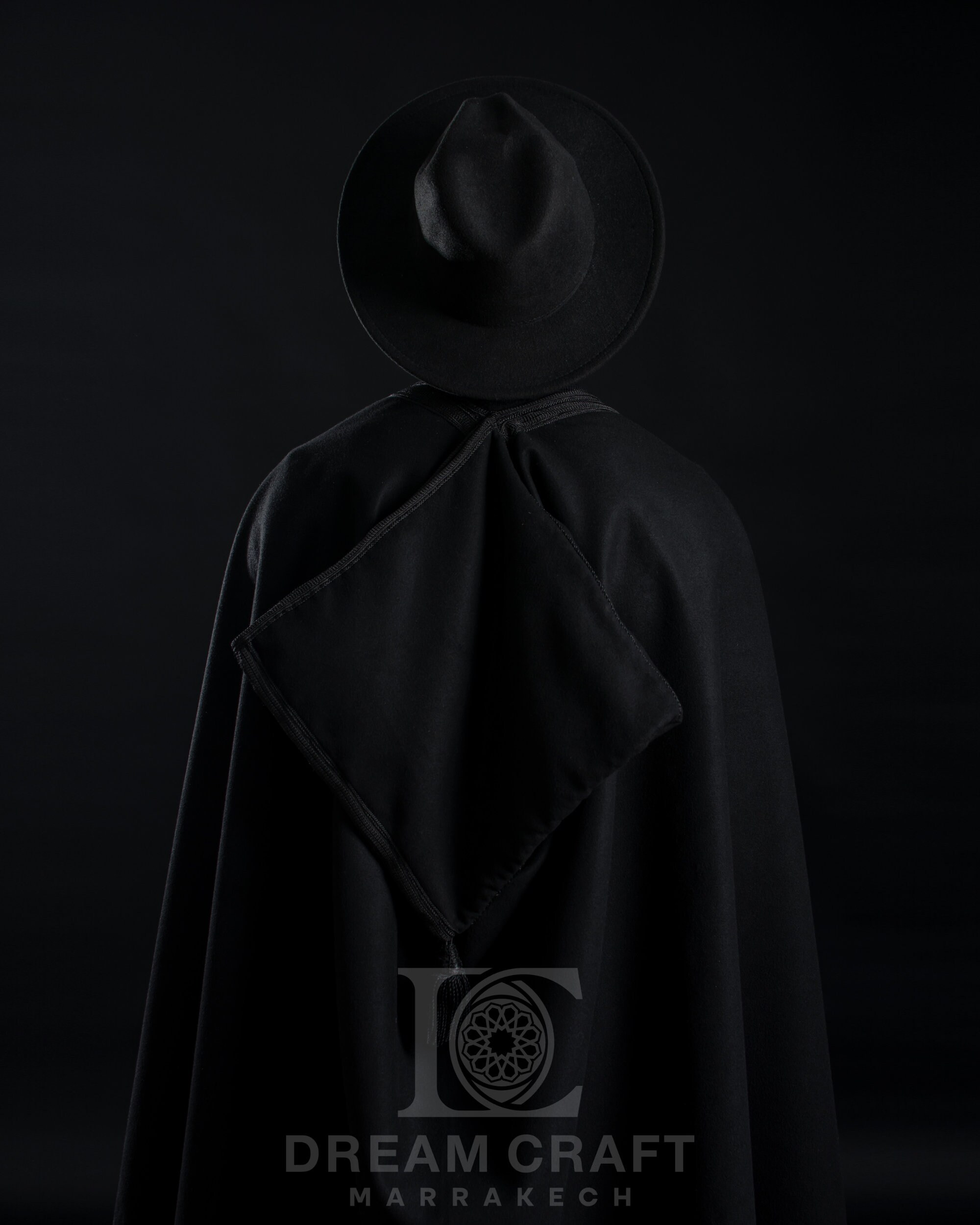 Moroccan Handmade _ Poncho Winter Coat Silham Burnous _hooded Long ...
