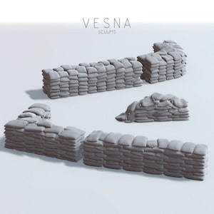 Sandbag Walls Fort Fortification War Military Defense Battlefield ...