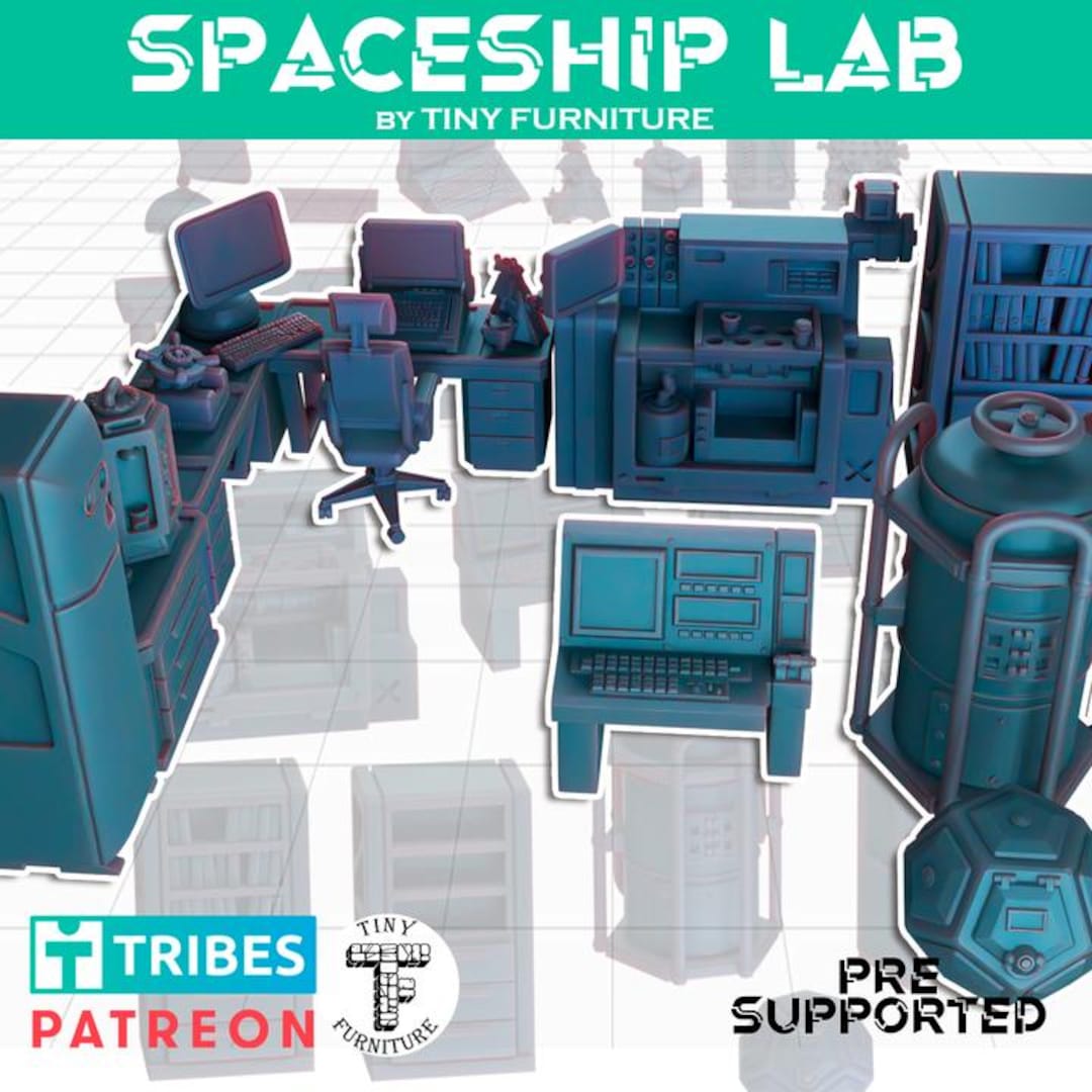 Spaceship Lab Computer Space Ship Station Science Dnd Scatter Terrain ...
