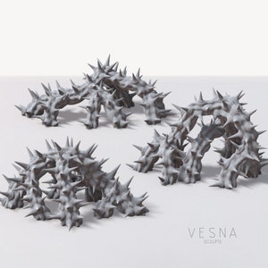 Giant Thorn Weed Vine Scatter Terrain Scenery Landscape TTRPG Fantasy ...