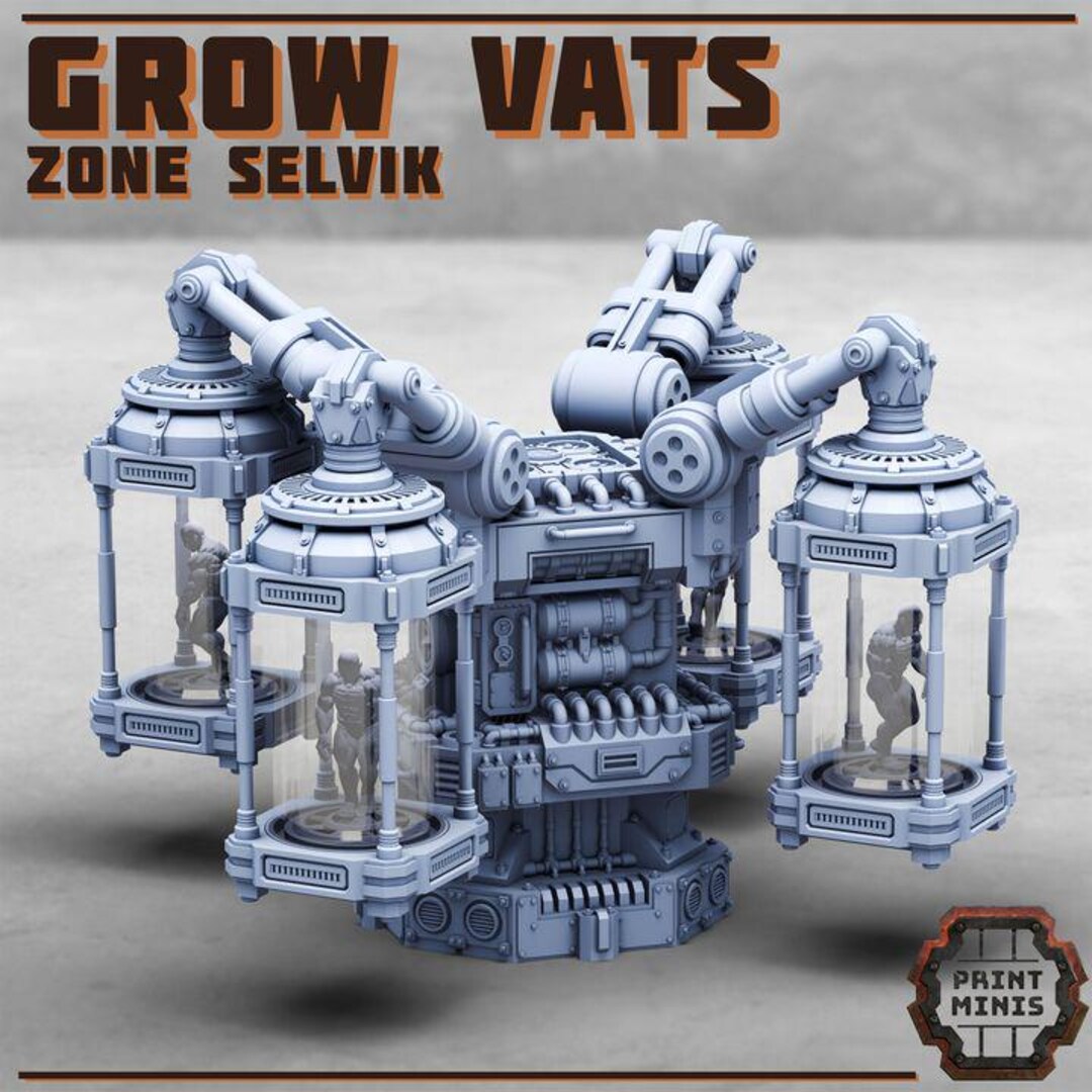Grow Vats Experiment Evil Lab Laboratory Mad Scientist Cryogenic ...