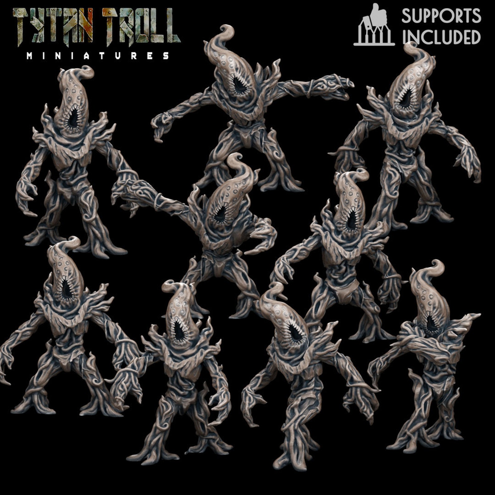 Tree Blight Ent Type Creature Monster Fantasy Dnd Miniature TTRPG ...