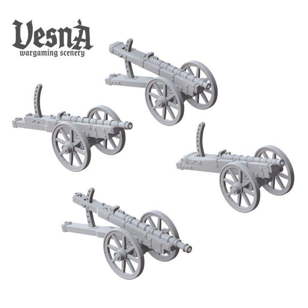 Breech Loading Guns Medieval Artillery Weapon Gun War Scatter Scenery ...