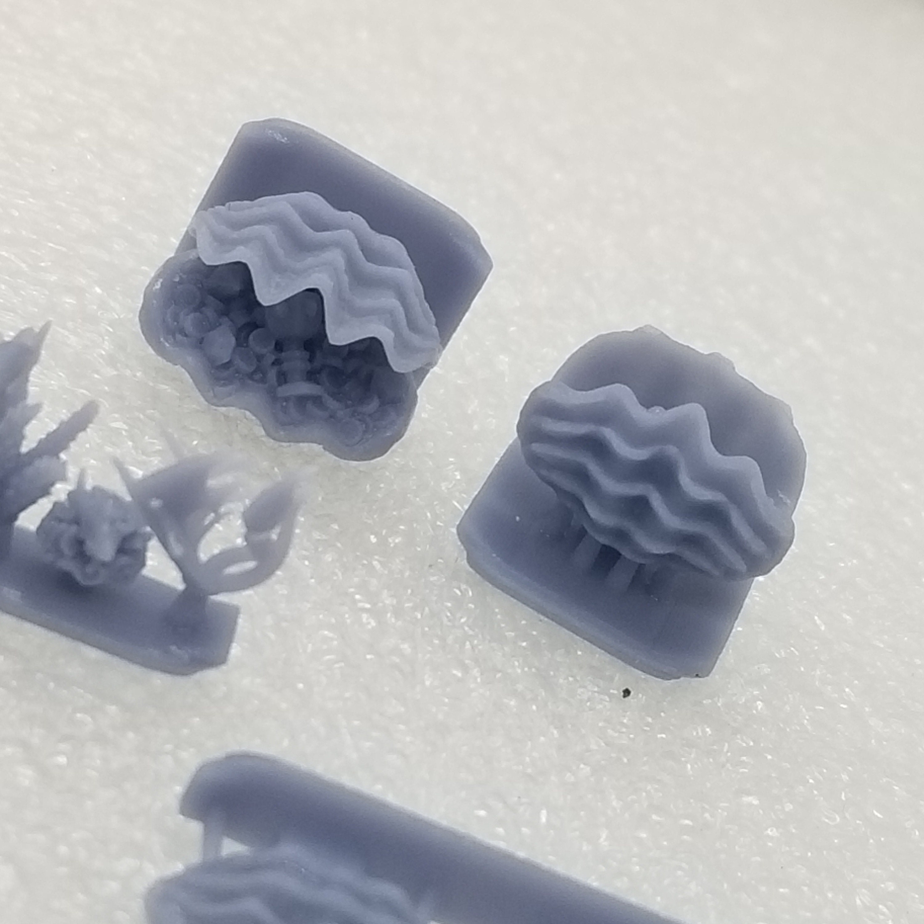 Ocean Aqua Scape Aquarium Miniatures Coral Starfish Clam W/ Treasure ...