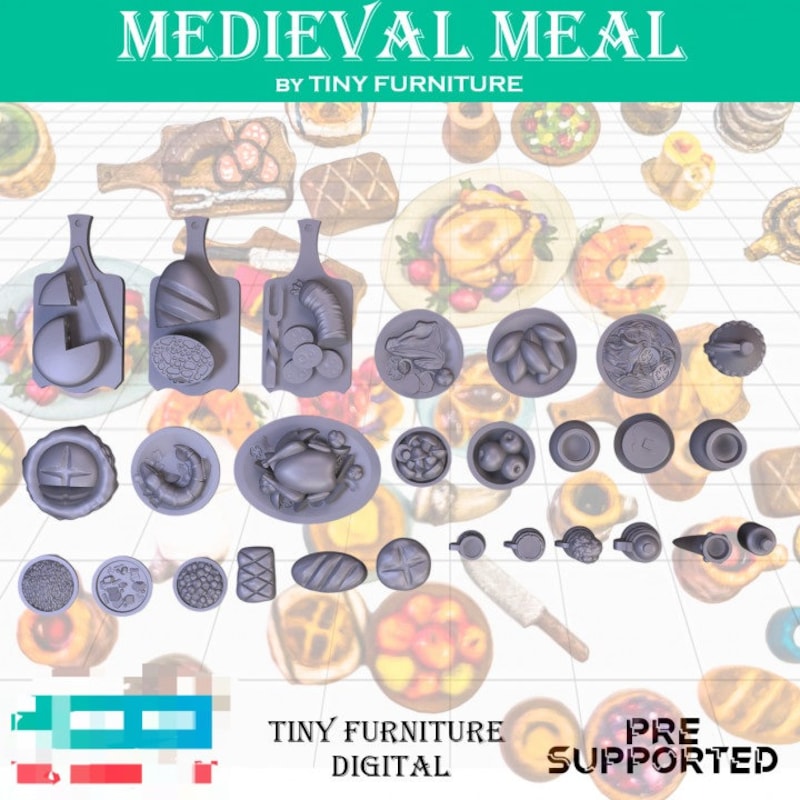 28mm Terrain Food - Etsy