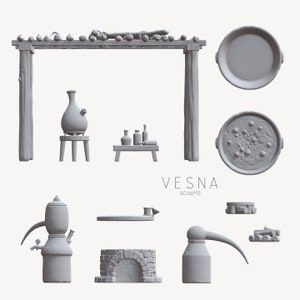 Alchemist Oven Alchemy Work Station Scatter Terrain Scenery TTRPG ...