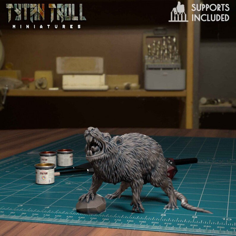 Giant Rats Monsters Creatures Scatter Terrain Scenery Landscape Dnd ...