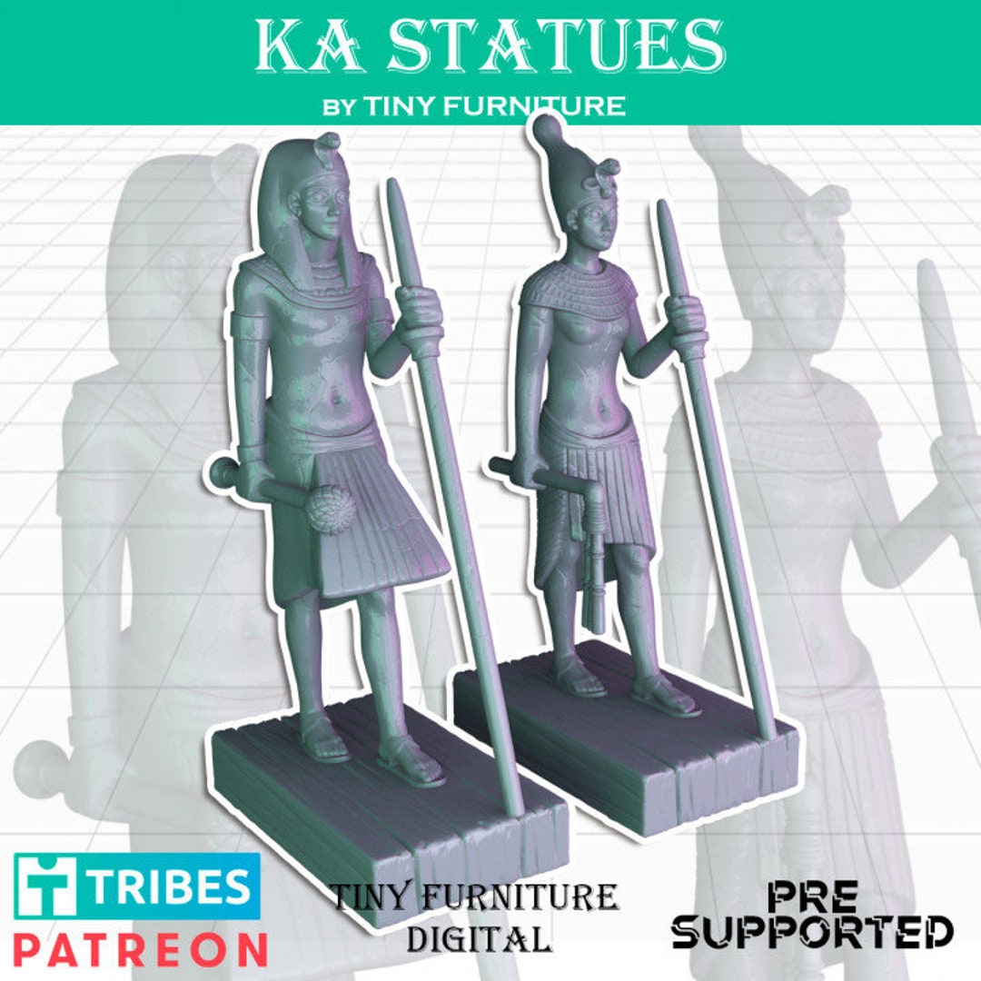 KA Statues Statue Egypt Egyptian Scatter Terrain Scenery Landscape ...