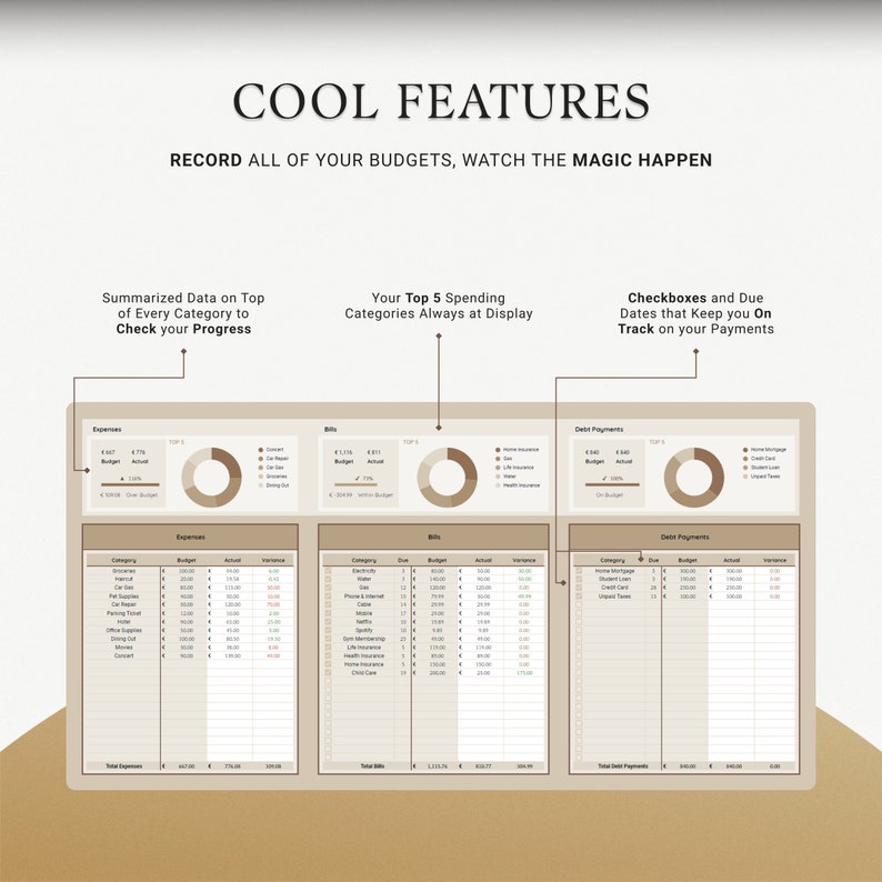 Budget Planner 2024 Weekly Budget Monthly Budget Yearly Budget Paycheck ...