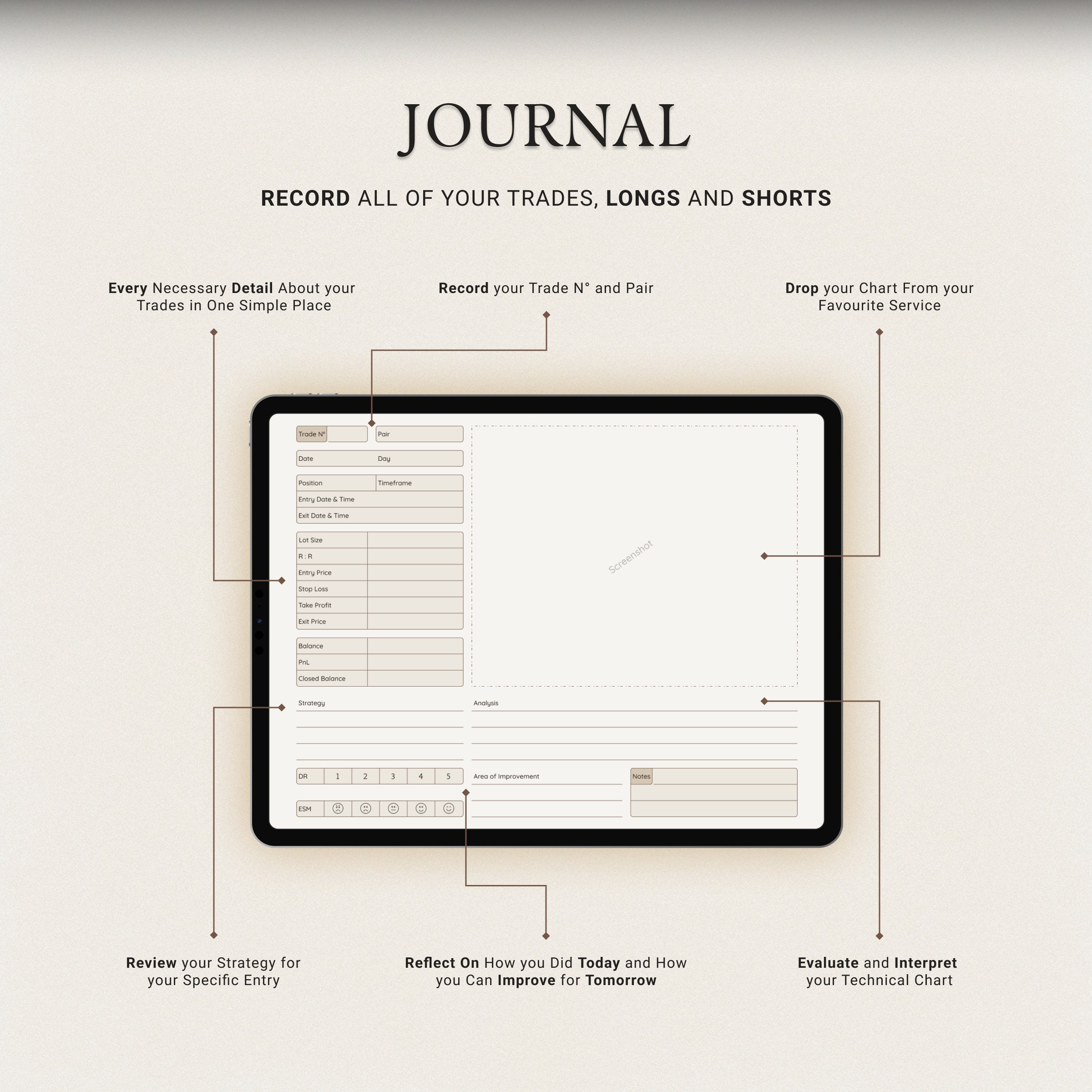 Digital Forex Trading Journal 2024 | iPad & Tablets | Fx Diary Log ...