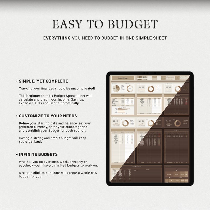 Budget Planner 2024 Weekly Budget Monthly Budget Yearly Budget Paycheck ...