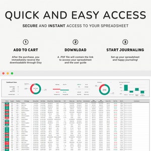 Simple Trading Journal 2024 Backtesting Strategy Google Sheets Planner ...