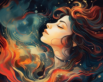 Printable Home Decor, Fantasy Digital Poster Wall Art Gift ...