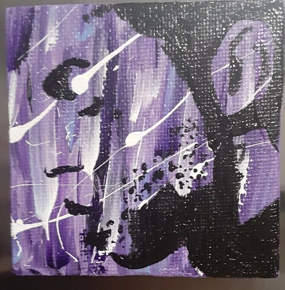 Prince Purple Rain Original Painting on Canvas NYC Artist Ghost - Etsy