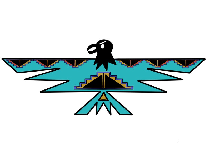Native American Thunderbird Design PNG - Etsy
