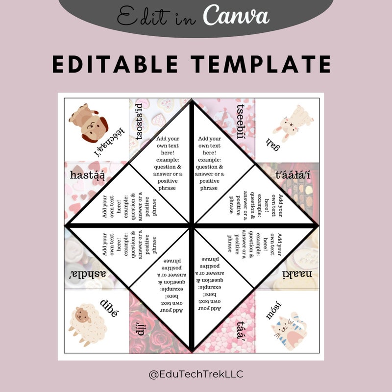 Cootie Catcher Invitation - Etsy