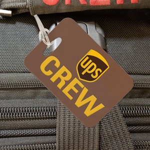 UPS Air Crew Luggage Tags, Shipped FREE, B747 , B757, B767. MD11, A300 ...