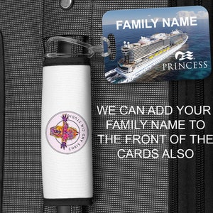 Princess Cruises, Cruise Ship Luggage Bag Tags With Your Name & Contact ...
