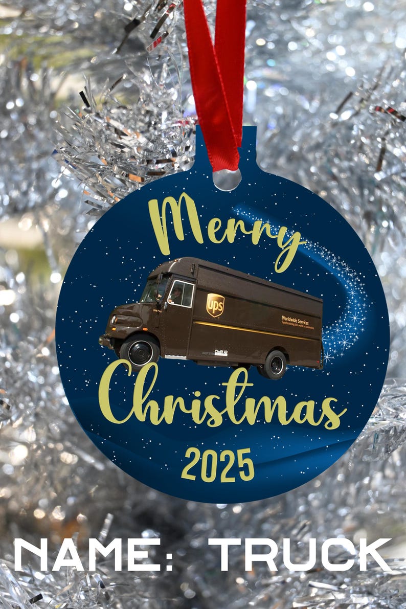 UPS Delivery Driver and Truck Drivers Merry Christmas / Happy Holidays ...