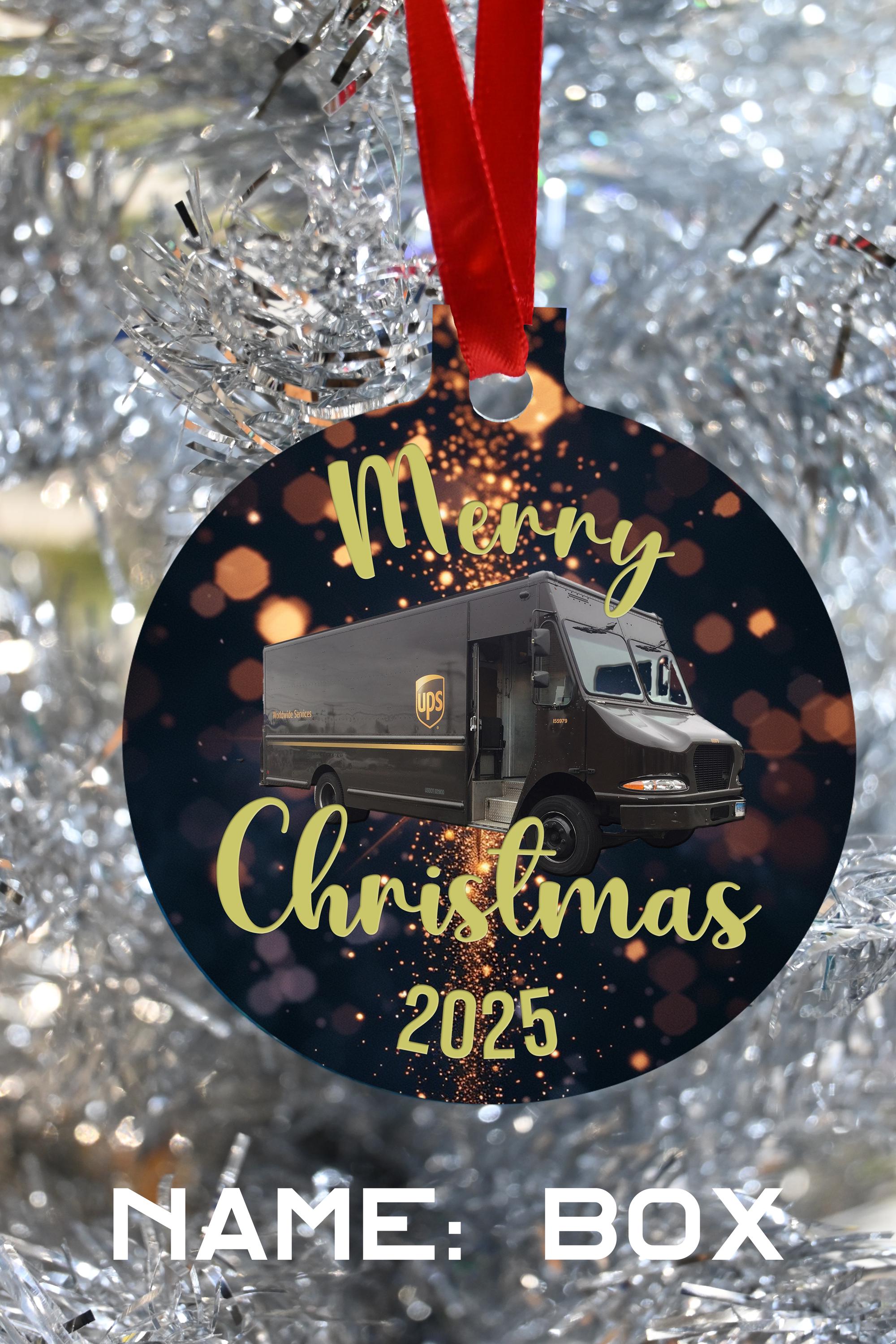 UPS Delivery Driver and Truck Drivers Merry Christmas / Happy Holidays ...