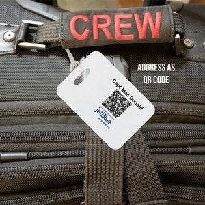 Jetblue Airways CREW Luggage Bag Tags for Pilots and Flight Attendants ...