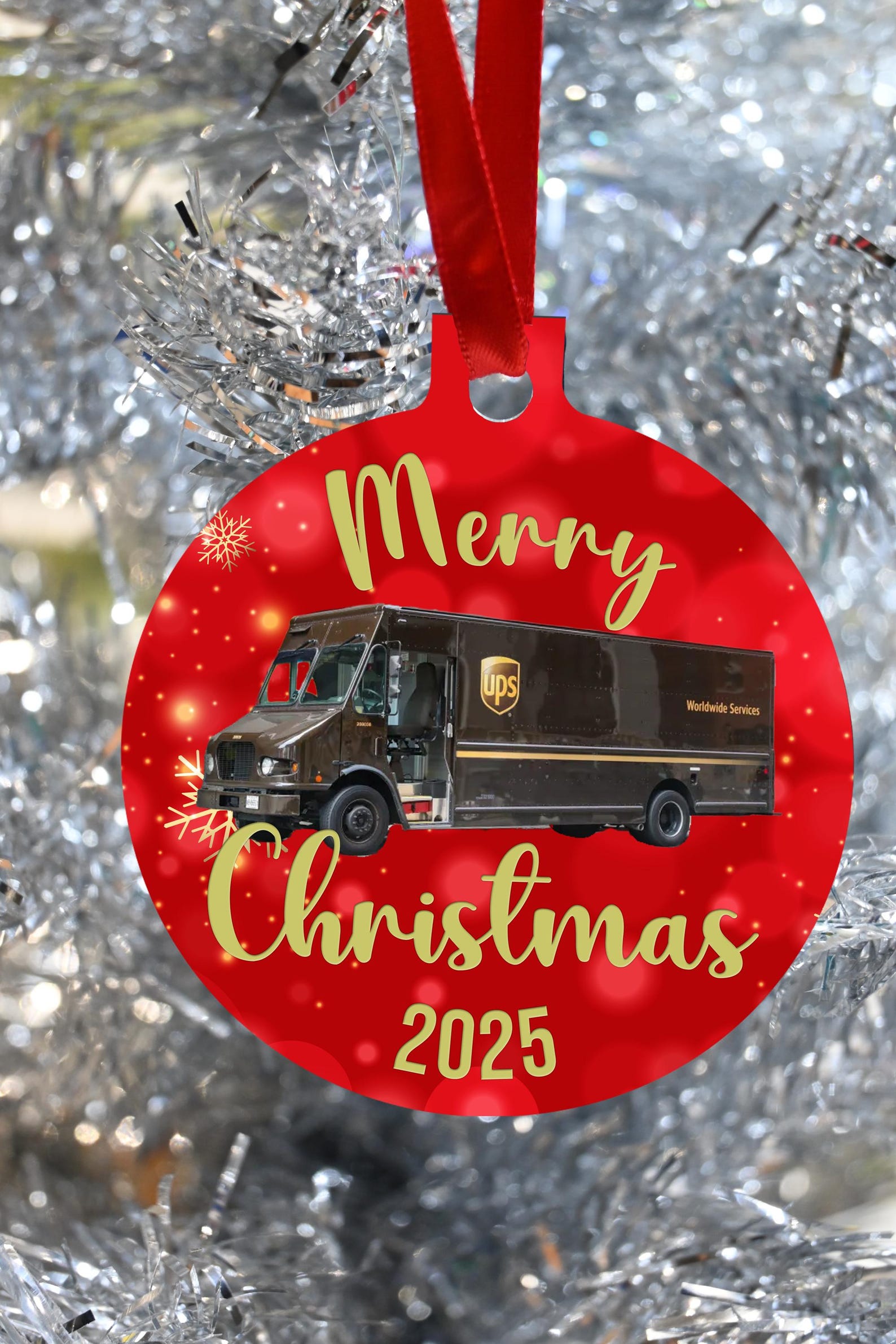 UPS Delivery Driver and Truck Drivers Merry Christmas / Happy Holidays ...