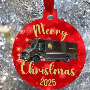 UPS Delivery Driver and Truck Drivers Merry Christmas / Happy Holidays ...