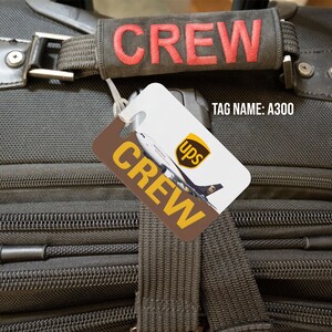 UPS Air Crew Luggage Tags, Shipped FREE, B747 , B757, B767. MD11, A300 ...